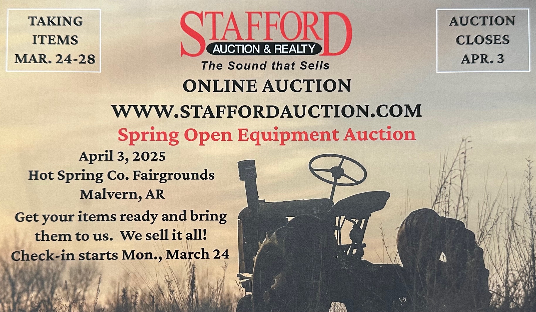 Stafford Auction & Realty – The sound that sells